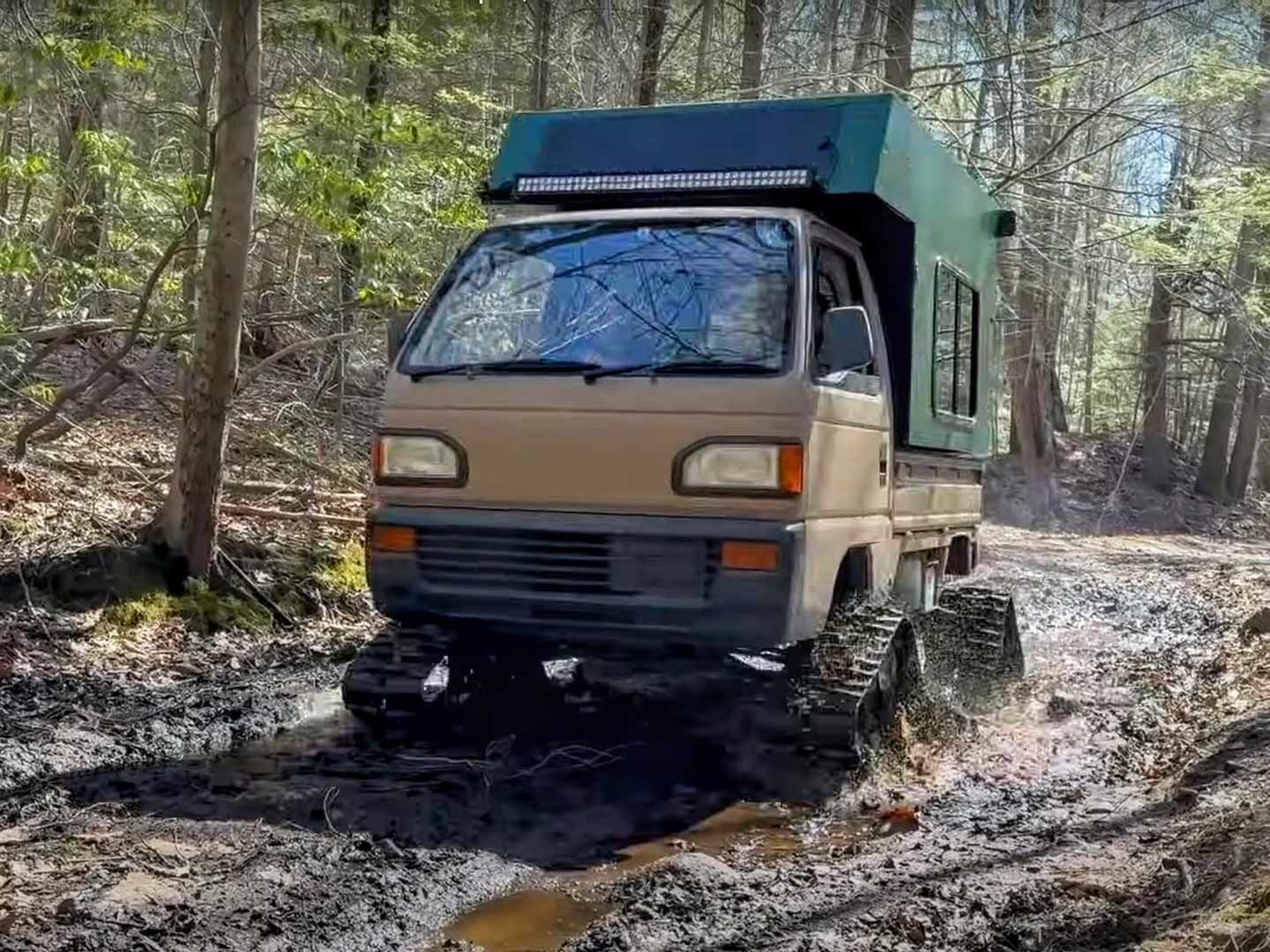 Lifted Kei Truck With ATV Tracks for Preppers? | UTV Driver
