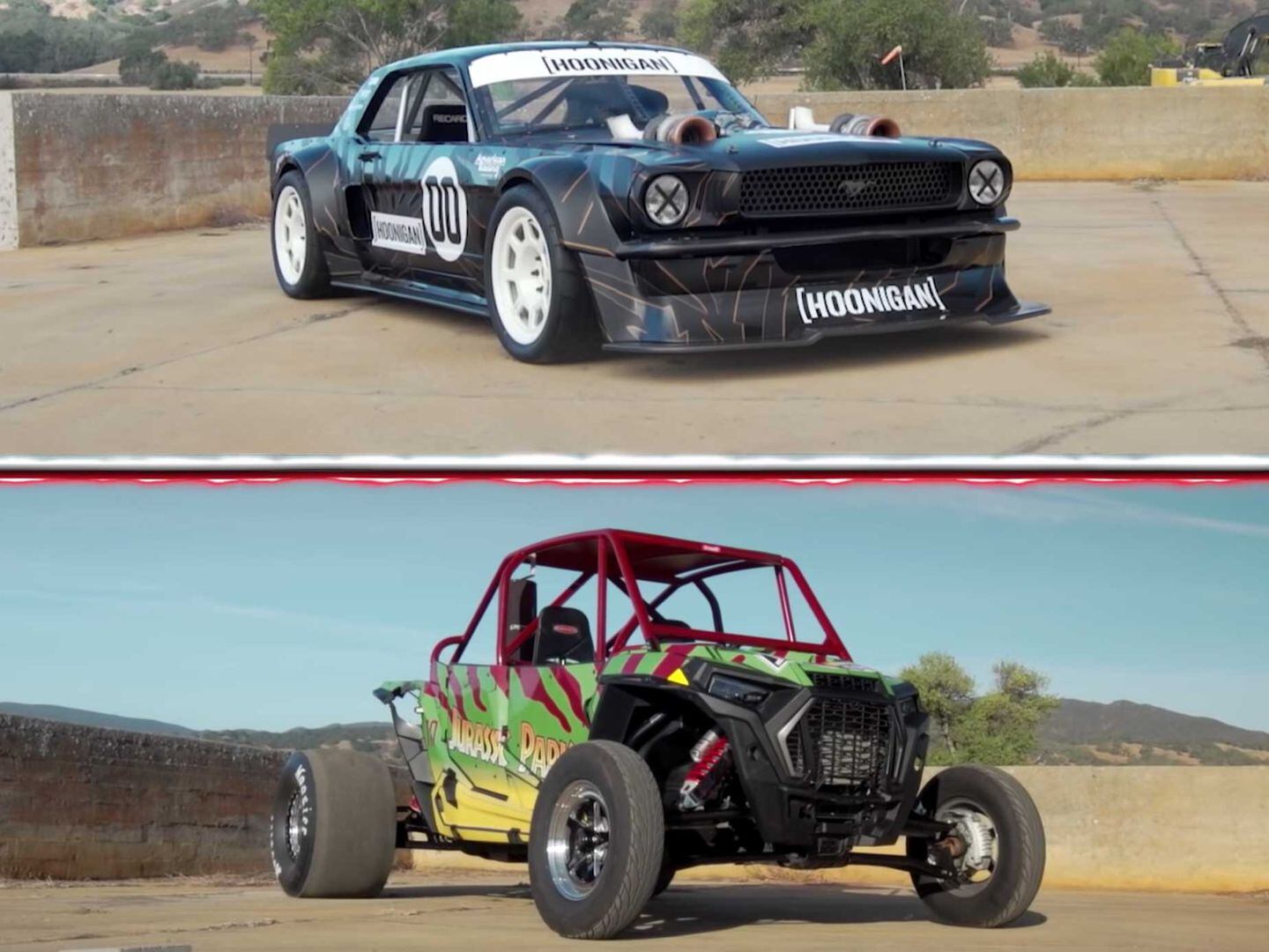 1,100 HP Polaris RZR Drag Races the Hoonicorn | UTV Driver