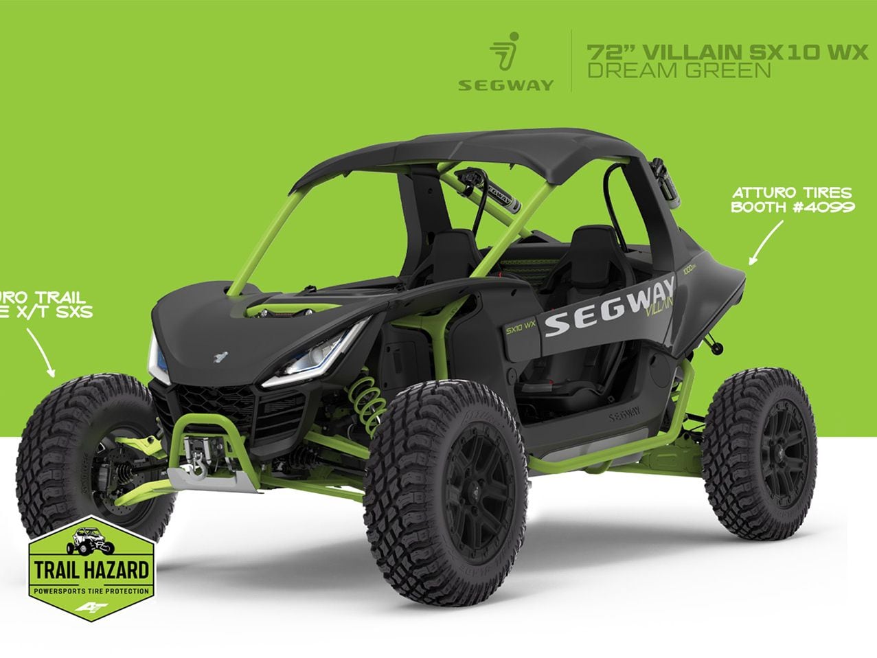 2023 Segway Villain to Wear Atturo Tires at AIMExpo | UTV Driver