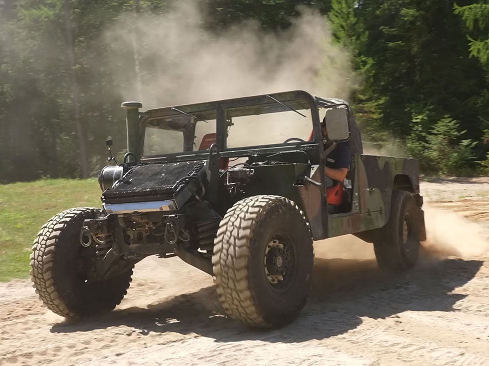 Grind Hard Plumbing Puts a Corvette Heart in a Humvee | UTV Driver