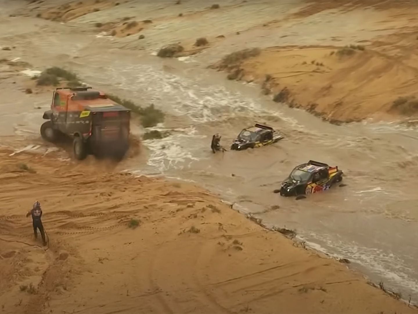 Extreme Dakar Weather Leaves Red Bull Drivers Stranded | UTV Driver