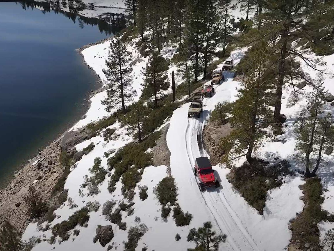 Watch 4WD 24/7 Forge Through Snow to Reach an Alpine Lake | UTV Driver