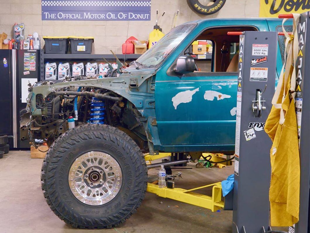Watch Donut Media Throw $17K in Suspension Parts at a $500 Ford Ranger ...