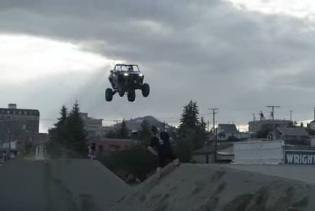 VIDEO: [OFFICIAL] Semi Truck World Record Jump & UTV World Record TG ...