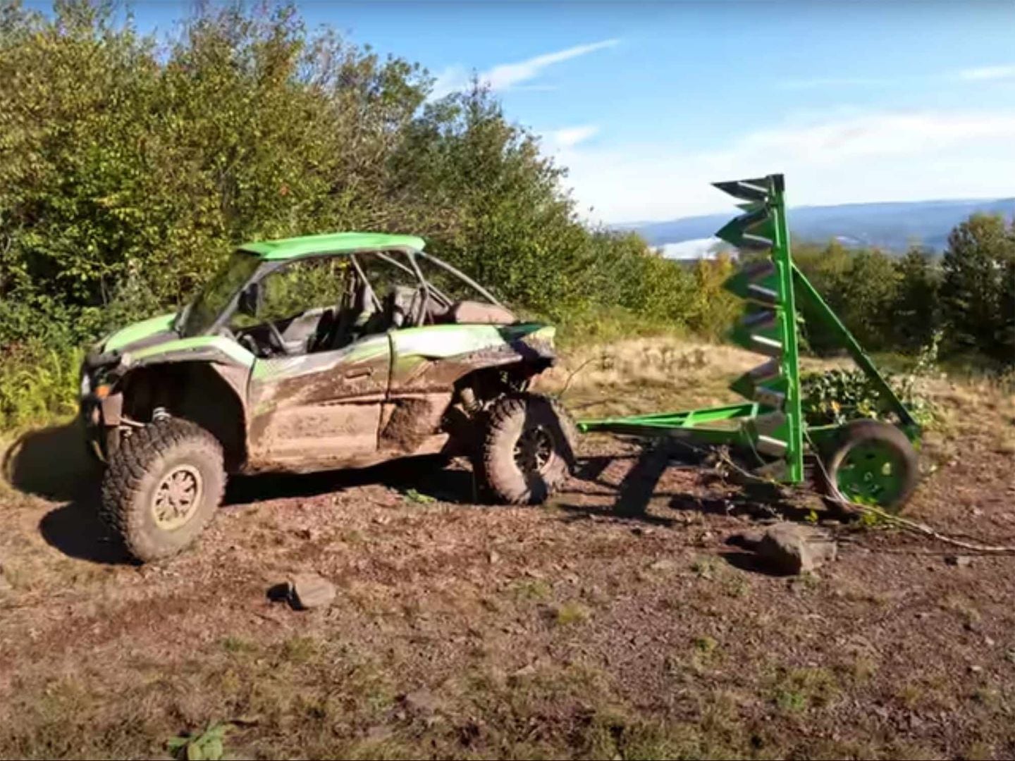Homemade Trail-Trimming Trailer | UTV Driver