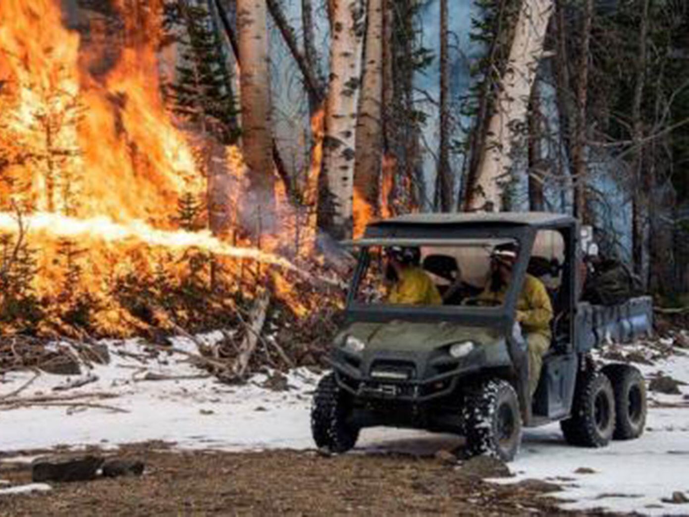 Yes, This Is a Flamethrower Being Fired From a UTV | UTV Driver